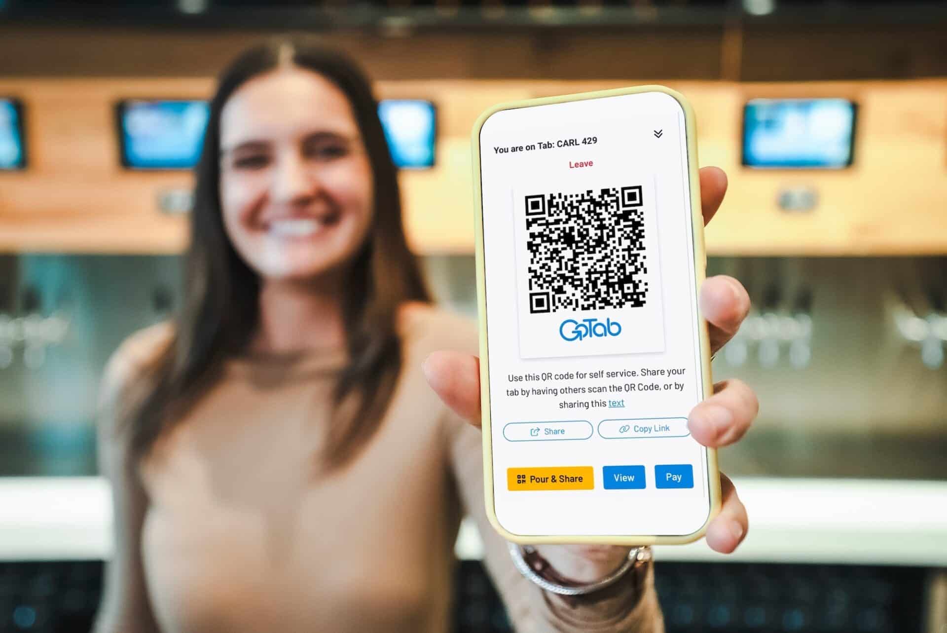 PourMyBeer & GoTab Transform Self-Pour with QR Code Feature